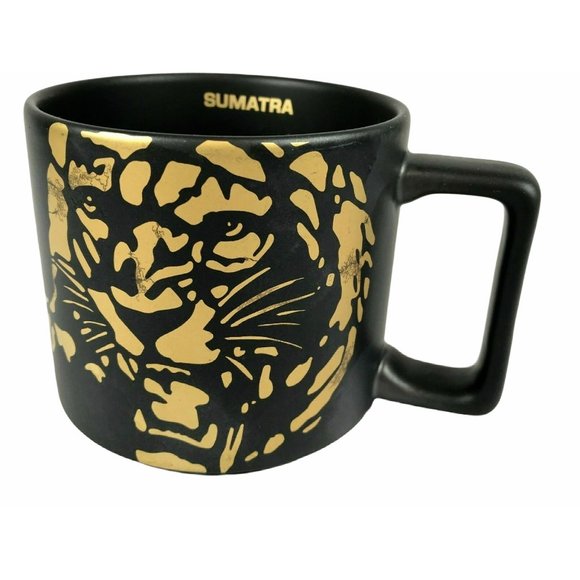 Starbucks | Dining | Starbucks Coffee Mug Gold Tiger Sumatra 4 Oz ...
